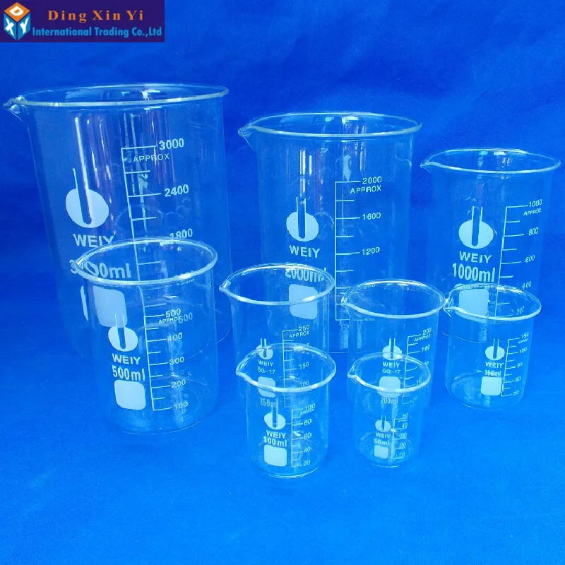 1PC 2000ml Glass beaker Lab Supplies Chemistry Laboratory Borosilicate ...