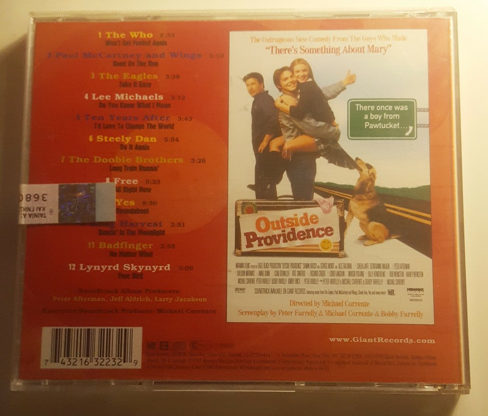 Various ‎– Outside Providence 1999 EU CD in M/M NEW (Who,Badfingers ...