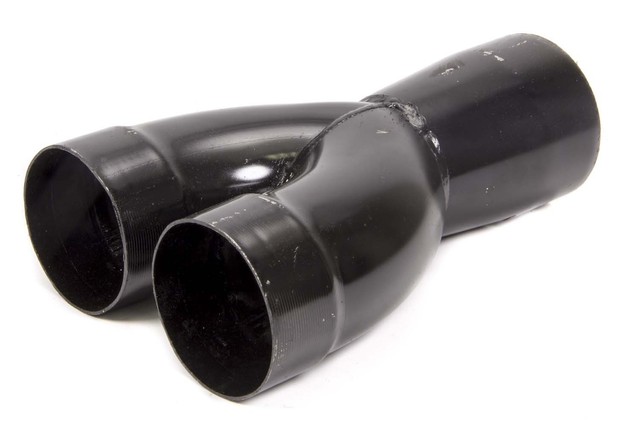 SCHOENFELD Y-PIPE COLLECTOR 3.5" IN/OUT DUAL-IN STEEL BLACK HEADERS ...
