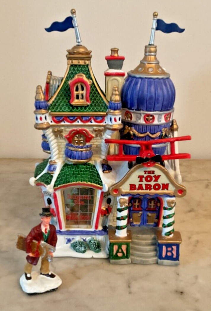 Lemax Collectors Club THE TOY BARON Christmas Village Lighted House ...