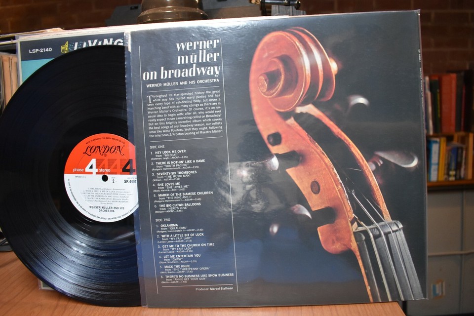 Werner Muller on Broadway LP London SP 44047 Phose 4 Stereo GF | eBay