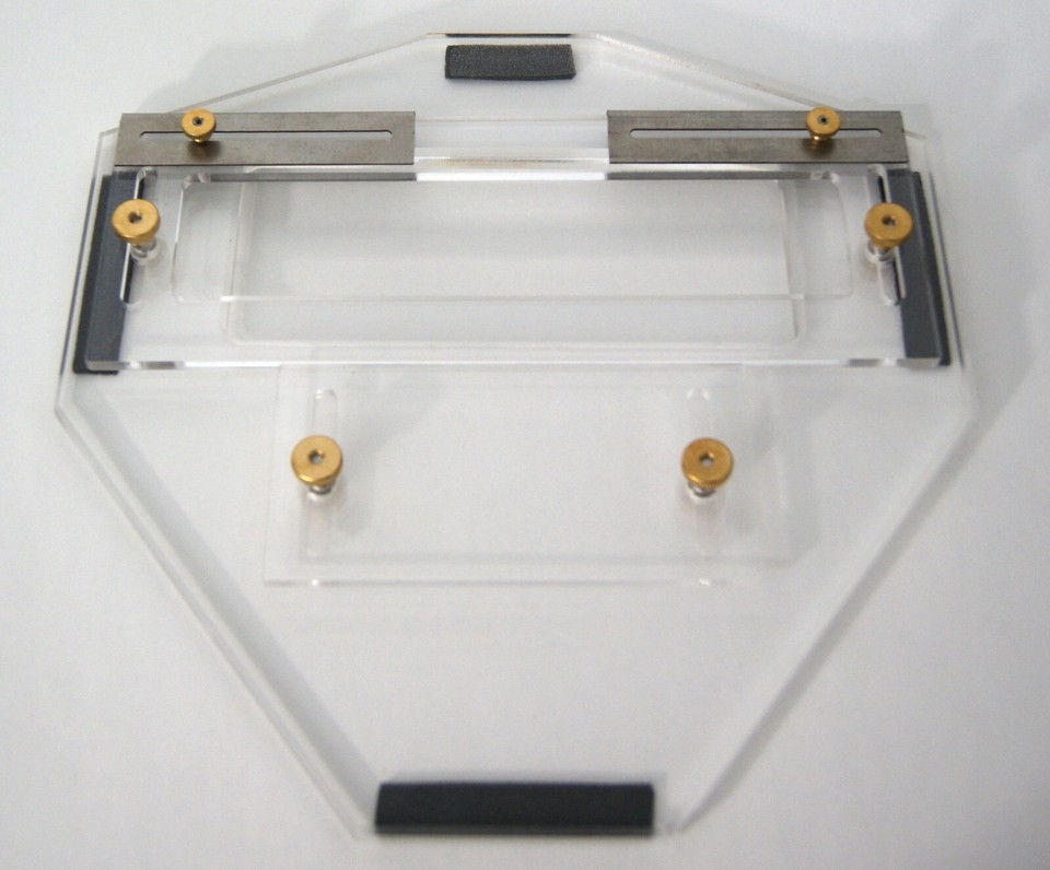 Saddle Slot Routing Jig with 3 sliding adapters for slotting guitar ...