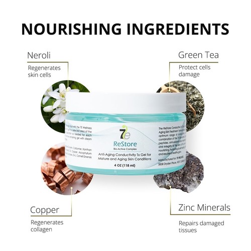 7E Wellness ReStore Conductive Gel Bio-Active | eBay