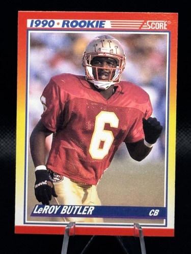 1990 Score 619 LeRoy Butler Florida State Seminoles Rookie | eBay