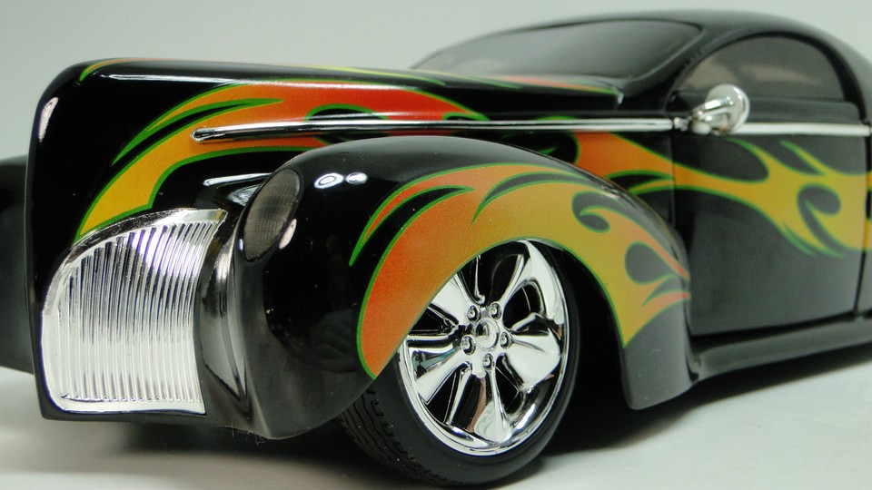 Custom Built Dream Car Hot Rod Classic Race 1 18 Carousel Black gt 24 ...