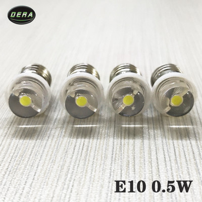 E10 0.5w 3v 4.5v 6v led flashlight bulbs torch mini led bulb lights 0 ...