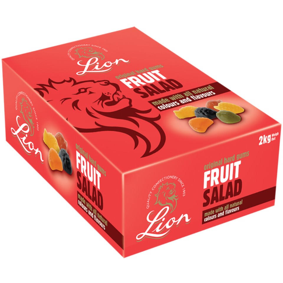 Lion Wine Gums Liquorice Gums Fruit Salad Poor Bens Midget Gems Sweets ...