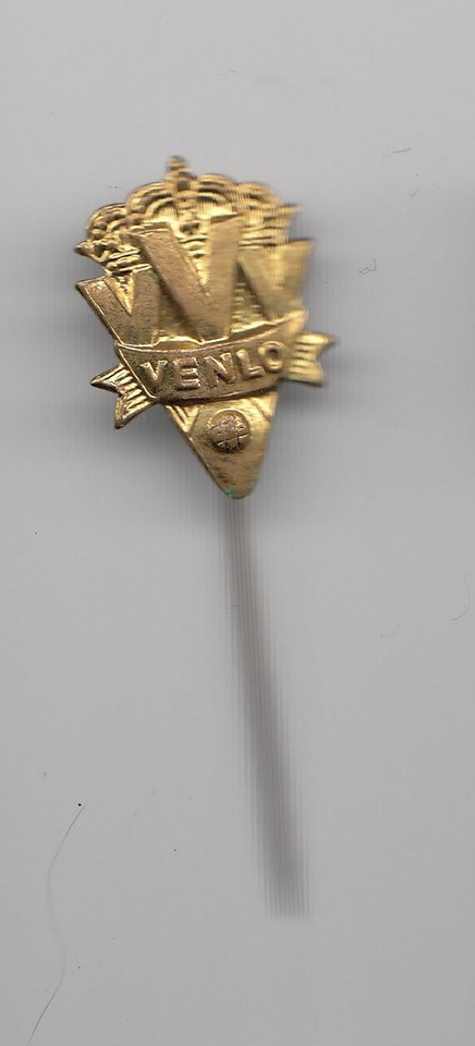 Vintage Dutch Football Club Logo pin badge 1960s ACB ADO den HAAG AGOVV ...