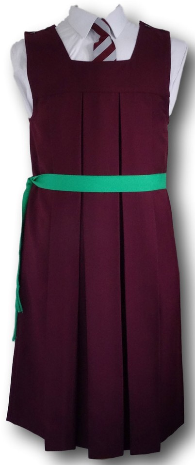 Traditional Girls School Uniform Box Pleat Gymslip - Adult Sizes & Many ...