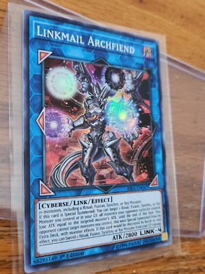 Yugioh Linkmail Archfiend RIRA-EN047 - Super Rare - 1st Edition NM ⭐️ ...