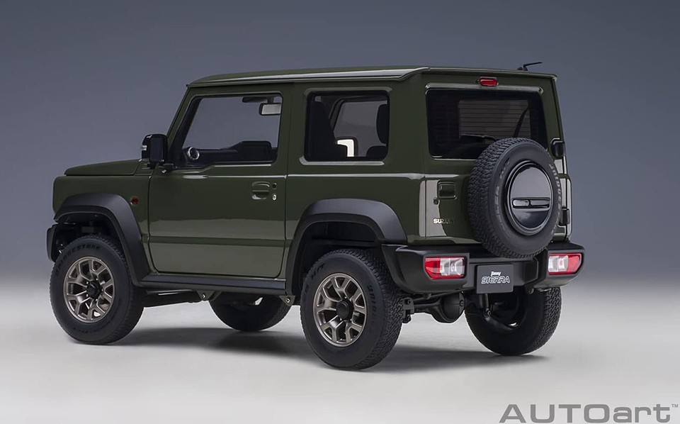 AUTOart 1/18 Suzuki Jimny Sierra (JB74) Moss Green 78509 Diecast Model ...