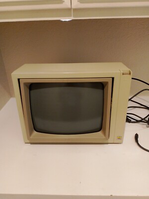 Vintage Apple Computer Monitor Monochrome Green A2M2010,Well Preserve ...