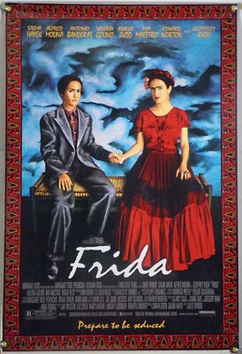 FRIDA ROLLED ORIGINAL ONE SHEET MOVIE POSTER SALMA HAYEK ANTONIO BANDERAS (2002) | eBay