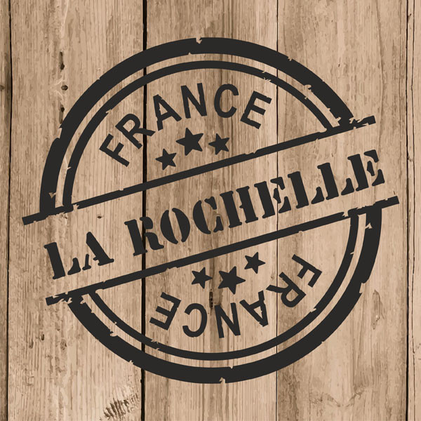 La Rochelle Sticker Vinyl 10 cm / 4" Decal Stamp La Rochelle France Car ...