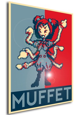 Poster Propaganda - Pixel Art - Undertale Muffet | eBay