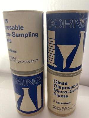 Corning 7099-S Glass Disposable Micro-Sampling Pipets 5 microliters ...