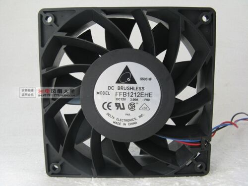 Delta FFB1212EHE Cooling Fan 120x120x38mm DC 12V 3A 3-wire | eBay