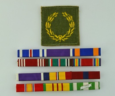 Custom Set of WWII / Vietnam Ribbon Bars | eBay