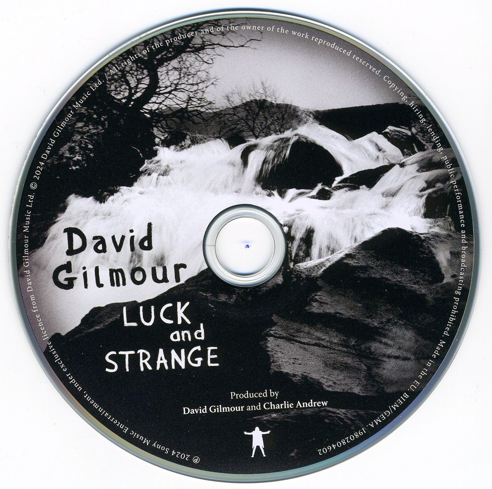David Gilmour – Luck And Strange (CD, 2024) (Pink Floyd) *SUPERB ...