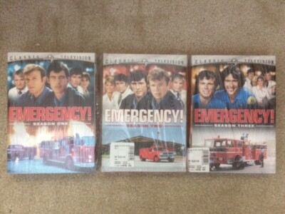 Emergency: 1-3 set Seasons 1 2 3 DVD lot authentic Region 1 25192074080 ...