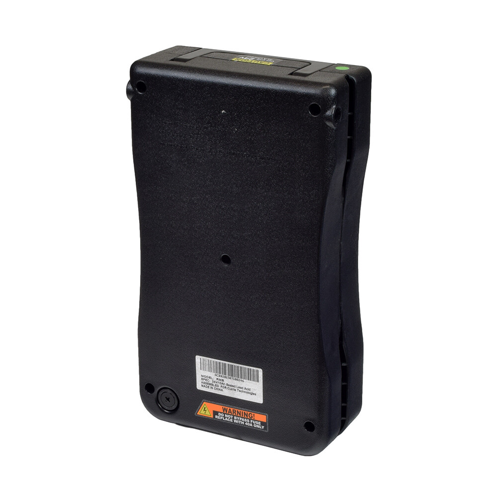 24 Volt 10 Ah Rack Mount Battery Pack for Currie Electric Power Bike ...