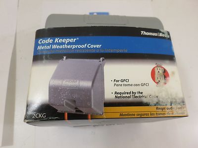 New surplus Thomas and Betts code keeper metal weatherproof cover for ...