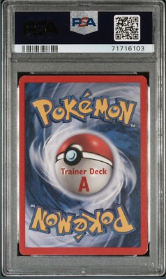 PSA 8 Machamp Red Back 8/102 Brock's Trainer Deck A B PROMO Pokemon ...