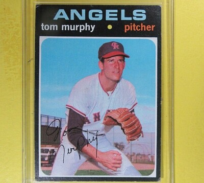TOM MURPHY 1971 VINTAGE BASE #401 Pitcher California Angels | eBay