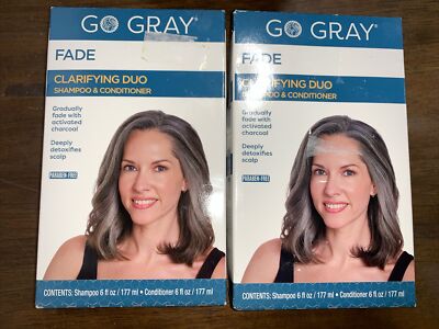 2 Pack - Go Gray Fade Clarifying Duo Shampoo&Conditioner Go Gray ...