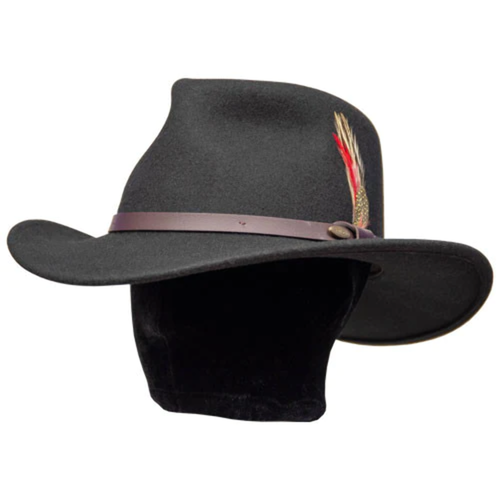 Saint Martin - Crushable Wool Felt Outback Hat | eBay