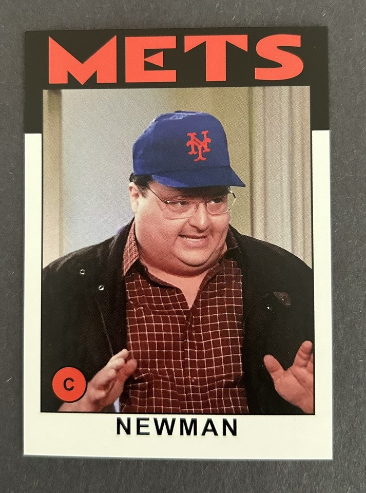 (2) GEORGE COSTANZA & NEWMAN - Seinfeld Custom Baseball ACEO Cards 1986 ...