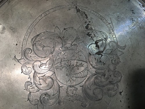 Tin 18TH Century Coat Of Arms Nobility Shield French Antique | eBay