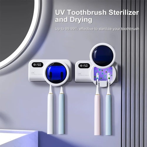 UV Toothbrush Cleaner Case Portable Tooth Brush Cover Holder for ...