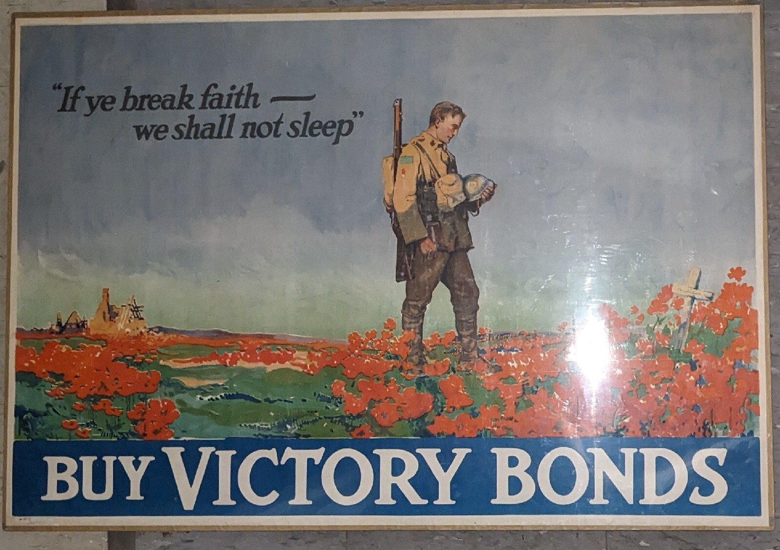 Canadian WW1 War Bond Poster Buy Victory Bonds! - 24x34 Original. Great ...