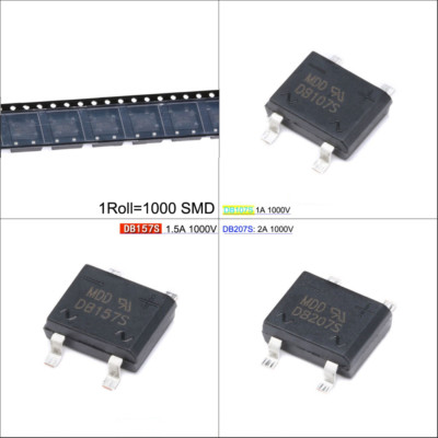 DB Series SMD Diodes Bridge Rectifiers DB107S/DB157S/DB207S 1A/1.5A/2A ...