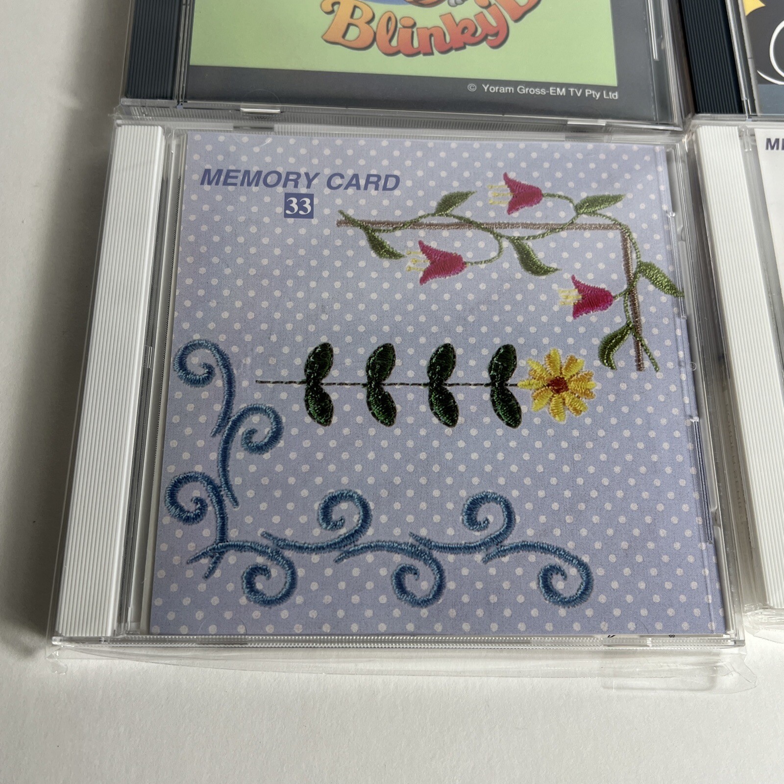 Lot of 5 Janome Embroidery Memory Cards SEE PICTURES FOR DETAILS 3 New ...