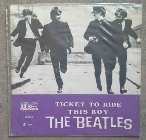 7" The Beatles Ticket To Ride This Boy Single Rock Brazil vinyl 1965 | eBay