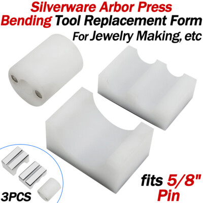 For Silverware Arbor Press Bending Tool Replacement Forms Set of 3 fits ...
