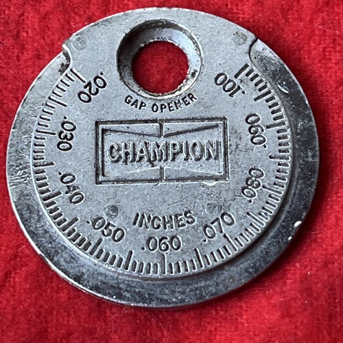 VINTAGE CHAMPION CT-481 TAPER GAP GAUGE TOOL KEYCHAIN (tb5.1) | eBay