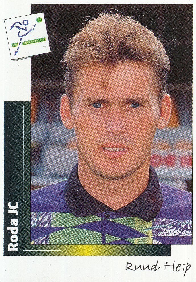 033 RUUD HESP # NETHERLANDS RODA.JC FC.BARCELONA STICKER PANINI VOETBAL ...