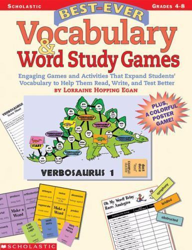 Best-Ever Vocabulary and Word Study Games: Engaging Games and ...