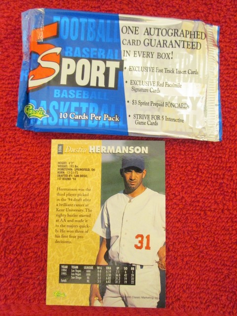 1995 Classic 5 Sport - #106 Dustin Hermanson for sale online | eBay