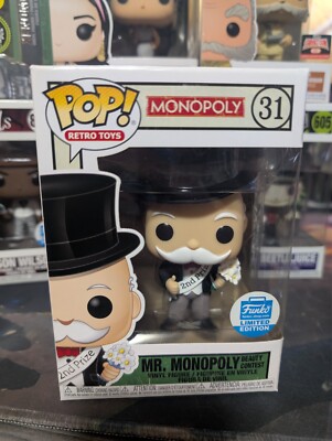Funko Pop! Vinyl: Monopoly - Mr. Monopoly Beauty Contest - Funko ...