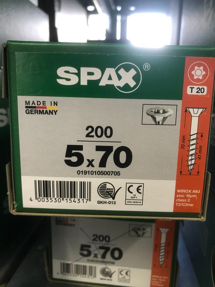 SPAX ®Wirox verz. Original ABC T-Star Plus Senkkopf, Torx ...