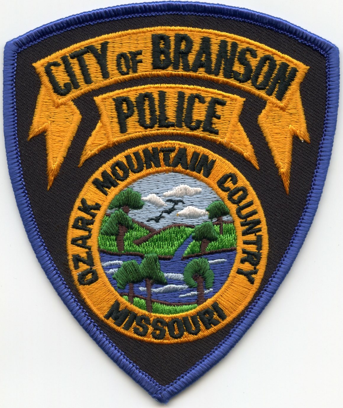 BRANSON MISSOURI MO Ozark Mountain Country POLICE PATCH | eBay