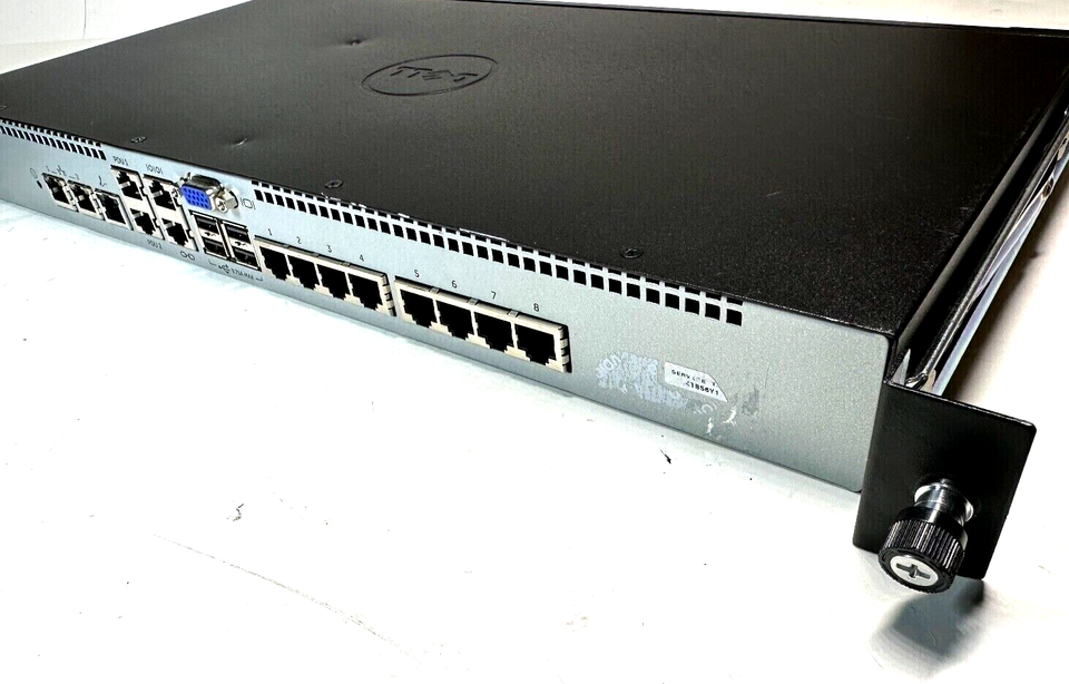 8 Port KVM Switch Dell Remote Console Over IP 1082DS 8-Port Rackmount ...