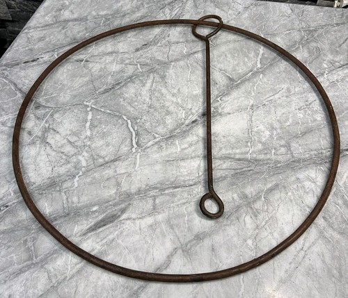 Victorian Toy Trundling Hoop Rolling Holding Stick Antique Toy Metal ...