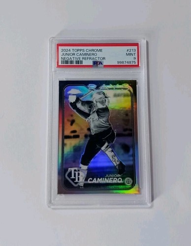 2024 Topps Chrome - Junior Caminero #213 Negative Refractor (RC) for ...