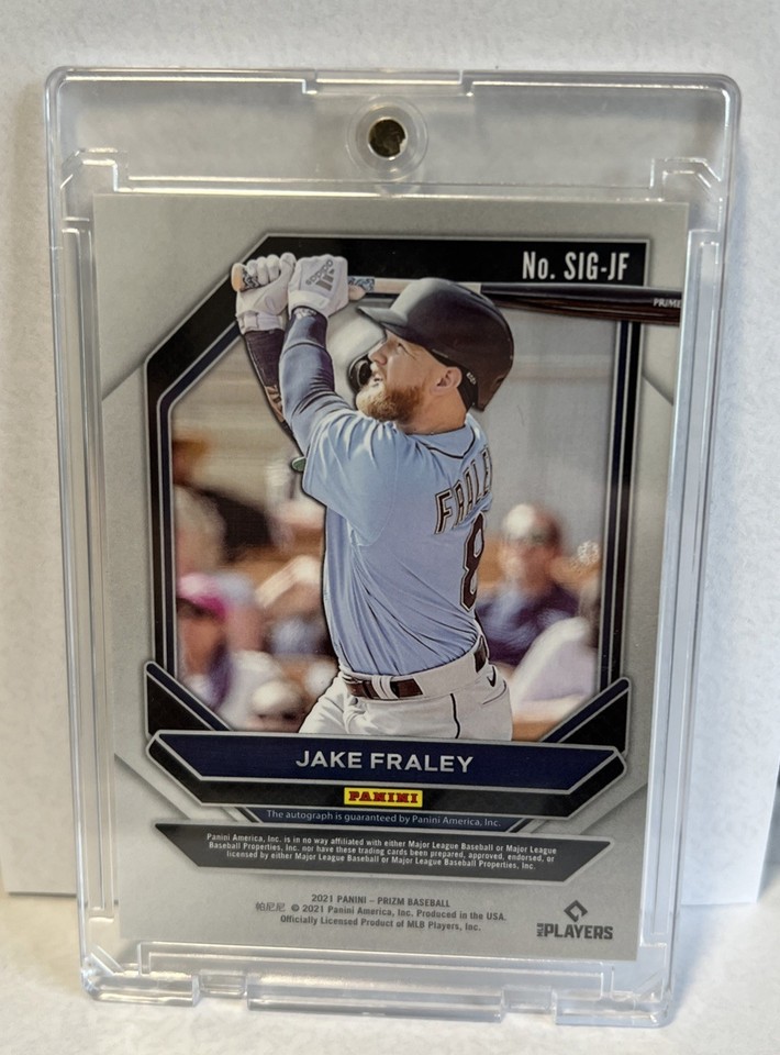 2021 Panini Prizm Signatures - Jake Fraley Auto Autograph No. SIG-JF | eBay