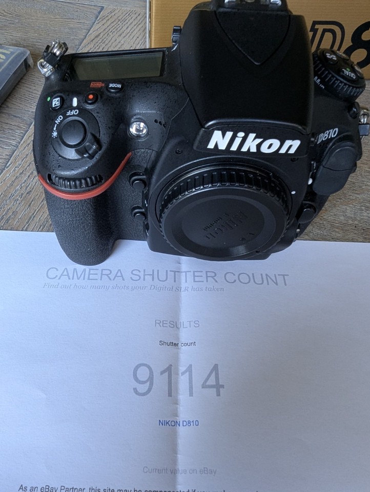 Nikon D810 36.3MP CAMERA NO LONGER FOR SALE AS OFFER ACCEPTED | eBay UK